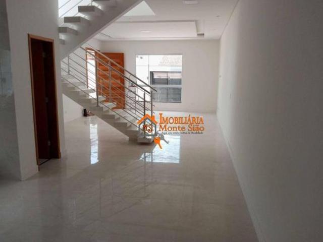 Sobrado com 3 dormitórios à venda, 152 m² por R$ 860.000,00 Carmela Três Guarulhos/SP