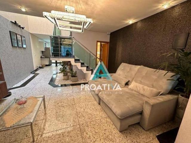 Sobrado com 3 dormitórios à venda, 161 m² por R$ 1.200.000,99 Vila Scarpelli Santo André/SP
