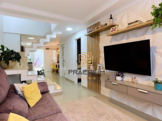 Sobrado com 3 dormitórios à venda, 161 m² por R$ 715.000 Santa Cândida Curitiba/PR