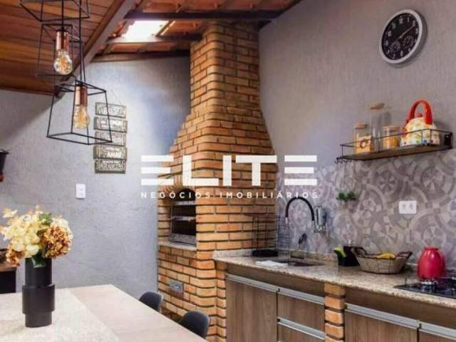 Sobrado com 3 dormitórios à venda, 175 m² por R$ 659.000,00 Parque João Ramalho Santo André/SP