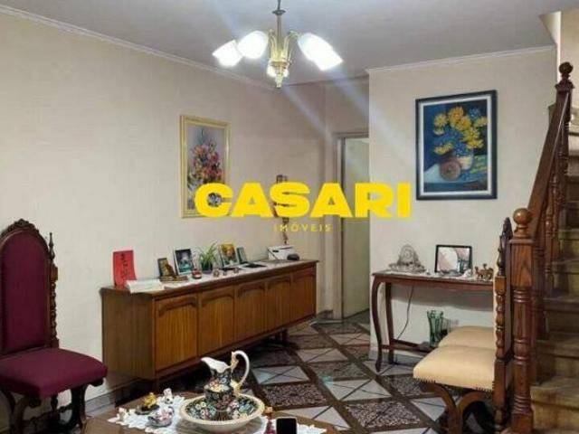 Sobrado com 3 dormitórios à venda, 171 m² Campestre Santo André/SP