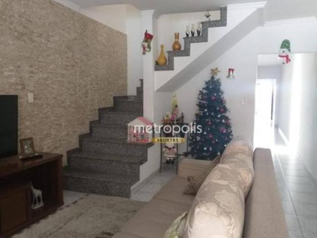 Sobrado com 3 dormitórios à venda, 171 m² por R$ 850.000,00 Olímpico São Caetano do Sul/SP