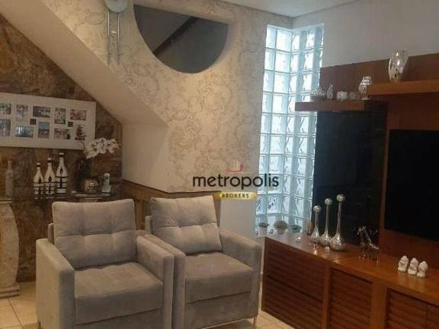 Sobrado com 3 dormitórios à venda, 188 m² por R$ 800.000,00 Parque Marajoara Santo André/SP