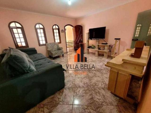 Sobrado com 3 dormitórios à venda, 189 m² por R$ 725.000,00 Vila Scarpelli Santo André/SP