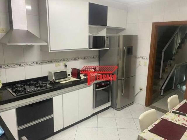 Sobrado com 3 dormitórios à venda, 180 m² por R$ 980.000,00 Vila Alzira Santo André/SP