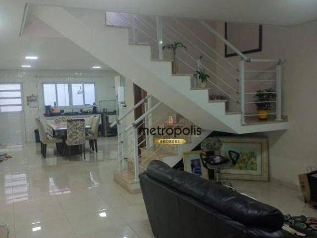 Sobrado com 3 dormitórios à venda, 181 m² por R$ 799.000,00 Parque Erasmo Assunção Santo André/S