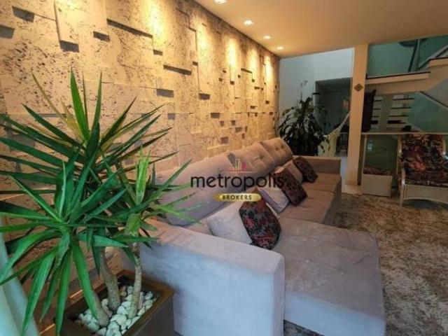 Sobrado com 3 dormitórios à venda, 195 m² por R$ 1.545.000,00 Vila Assunção Santo André/SP