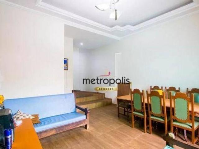 Sobrado com 3 dormitórios à venda, 197 m² por R$ 680.000,00 Vila Eldízia Santo André/SP