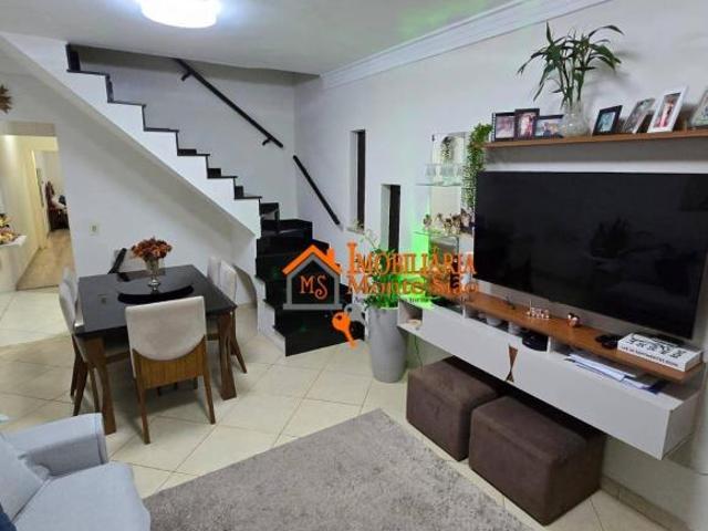 Sobrado com 3 dormitórios à venda, 199 m² por R$ 629.000,00 Parque Continental Guarulhos/SP