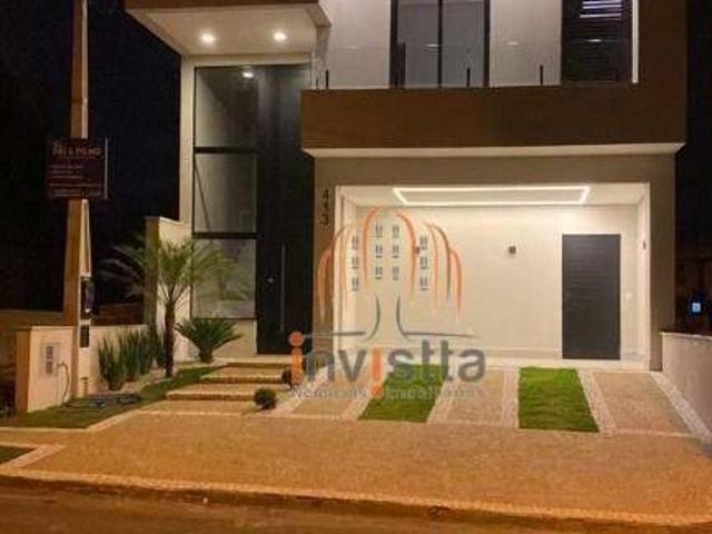 Sobrado com 3 dormitórios à venda, 190 m² por R$ 1.450.000 Residencial Terras da Estância Paulín