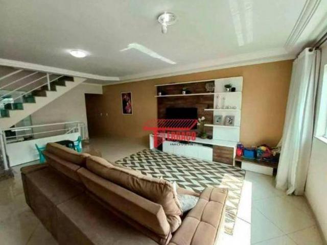 Sobrado com 3 dormitórios à venda, 190 m² por R$ 950.000,00 Vila Linda Santo André/SP