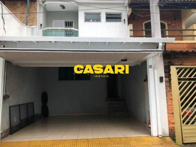Sobrado com 3 dormitórios à venda, 190 m² Vila Tibiriçá Santo André/SP