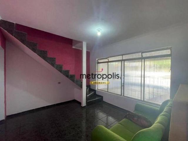 Sobrado com 3 dormitórios à venda, 204 m² por R$ 720.000,00 Vila Alzira Santo André/SP