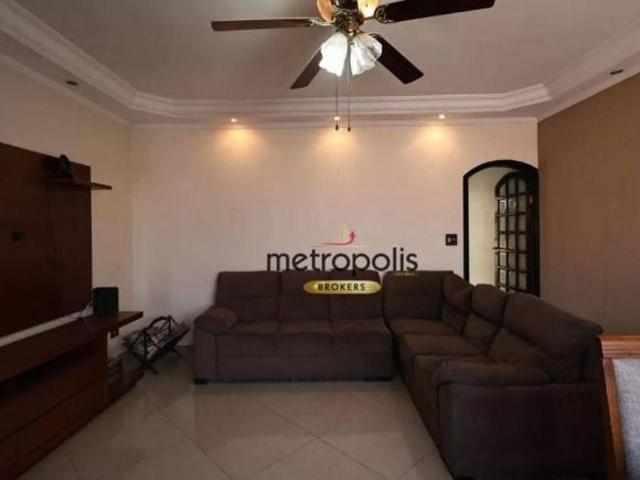 Sobrado com 3 dormitórios à venda, 207 m² por R$ 771.000,00 Vila Camilópolis Santo André/SP