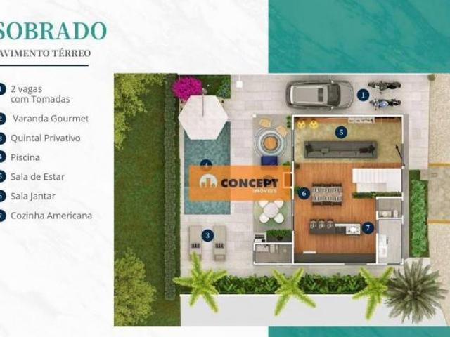 Sobrado com 3 dormitórios à venda, 200 m² por R$ 1.461.915,00 Itapema Guararema/SP
