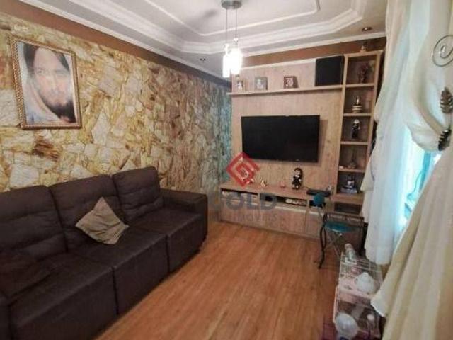 Sobrado com 3 dormitórios à venda, 203 m² por R$ 630.000,00 Parque São Vicente Mauá/SP