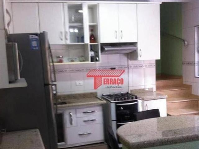 Sobrado com 3 dormitórios à venda, 218 m² por R$ 650.000,00 Vila Palmares Santo André/SP