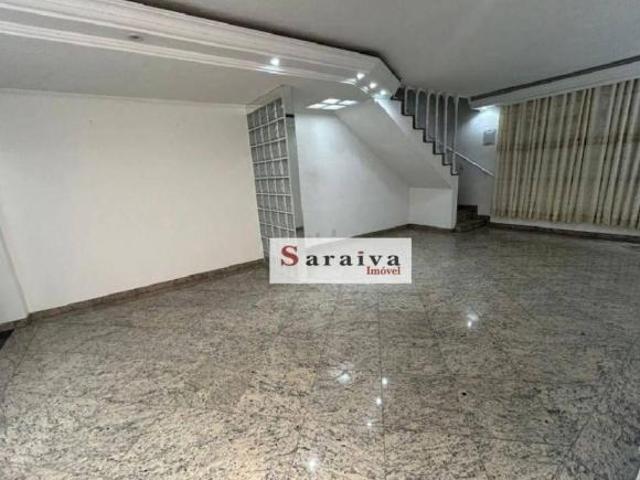 Sobrado com 3 dormitórios à venda, 220 m² por R$ 756.000 Vila Camilópolis Santo André/SP