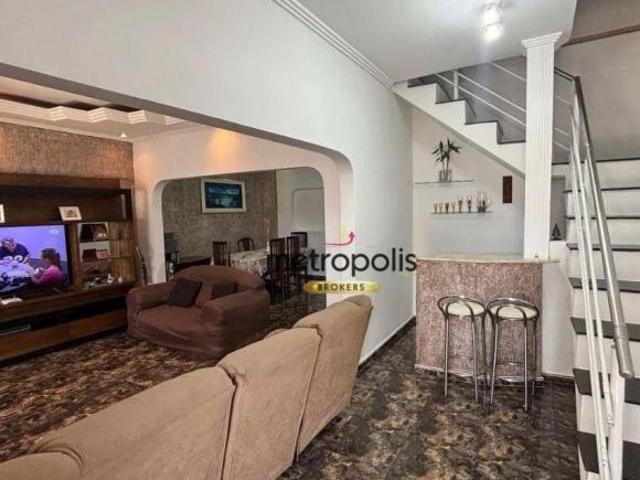 Sobrado com 3 dormitórios à venda, 221 m² por R$ 960.000,00 Vila América Santo André/SP