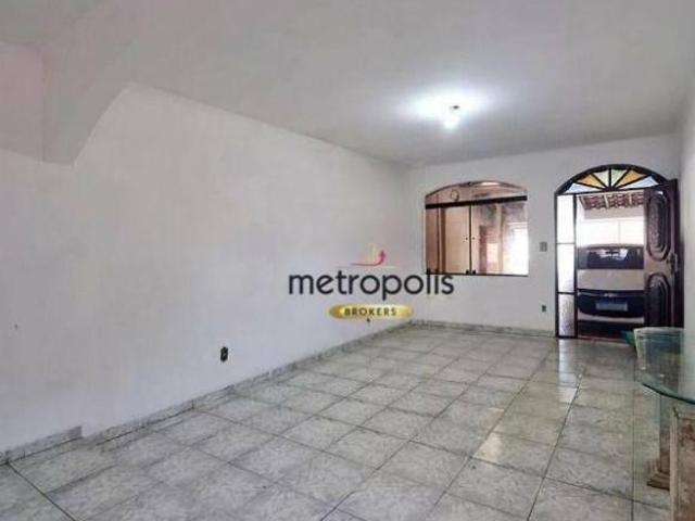 Sobrado com 3 dormitórios à venda, 239 m² por R$ 805.000,00 Santa Maria Santo André/SP