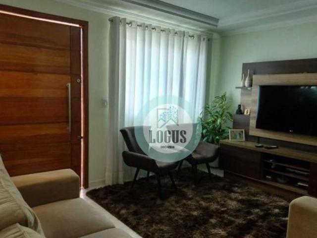 Sobrado com 3 dormitórios à venda, 230 m² por R$ 850.000,00 Vila Curuçá Santo André/SP