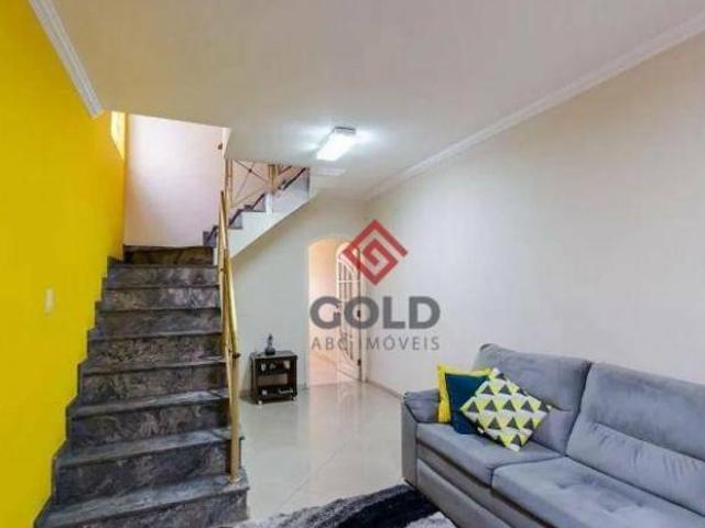 Sobrado com 3 dormitórios à venda, 245 m² por R$ 880.000,00 Jardim Rina Santo André/SP