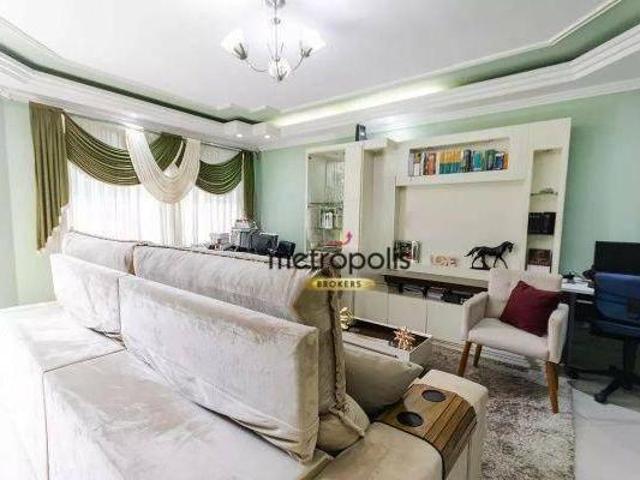 Sobrado com 3 dormitórios à venda, 252 m² por R$ 1.200.000,00 Parque Erasmo Assunção Santo André