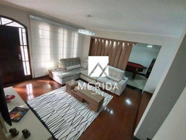 Sobrado com 3 dormitórios à venda, 266 m² por R$ 1.399.000,00 Vila Scarpelli Santo André/SP