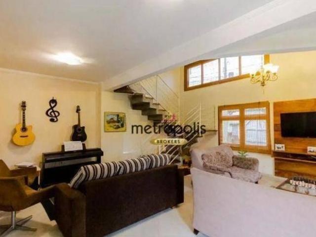 Sobrado com 3 dormitórios à venda, 269 m² por R$ 1.250.000,00 Vila Guiomar Santo André/SP