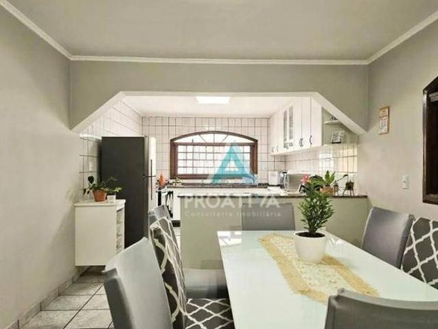 Sobrado com 3 dormitórios à venda, 288 m² Campestre Santo André/SP