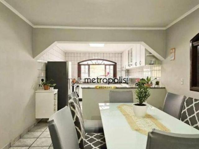 Sobrado com 3 dormitórios à venda, 288 m² por R$ 750.000,00 Campestre Santo André/SP