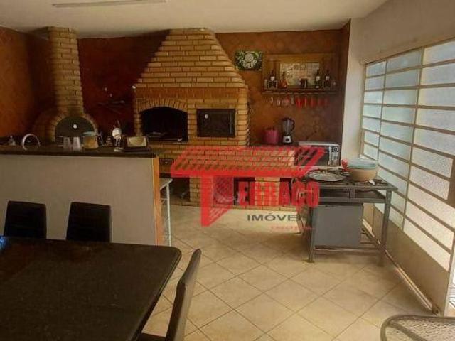 Sobrado com 3 dormitórios à venda, 294 m² Vila Scarpelli Santo André/SP