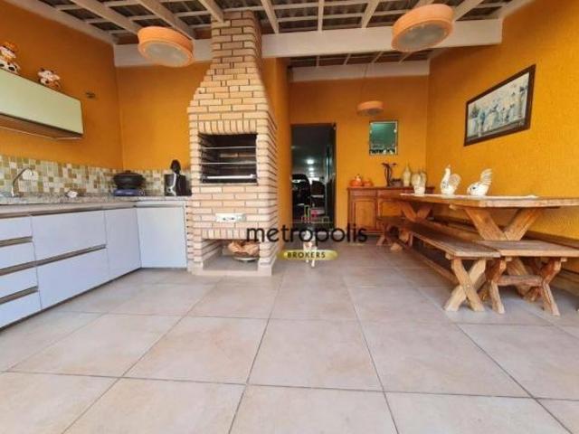 Sobrado com 3 dormitórios à venda, 298 m² por R$ 1.780.000,00 Vila Assunção Santo André/SP