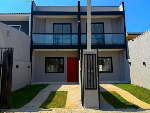 Sobrado com 3 dormitórios à venda, 63 m² por R$ 412.000,00 Tatuquara Curitiba/PR