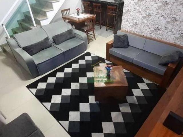 Sobrado com 3 dormitórios à venda, 86 m² por R$ 619.000,00 Vila Gilda Santo André/SP