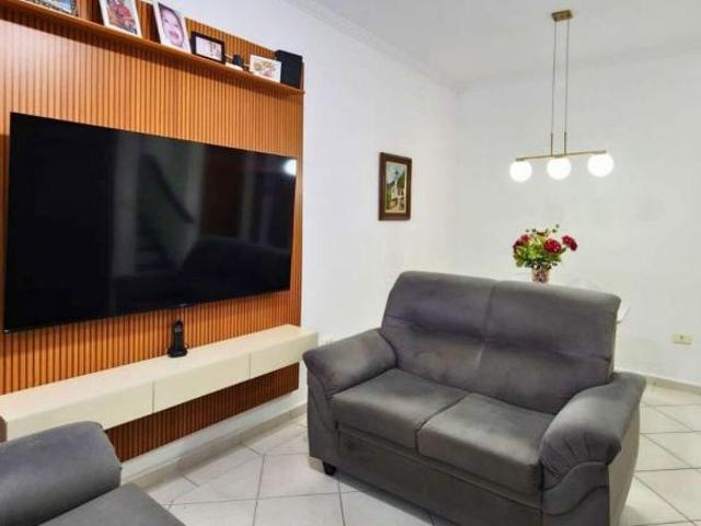 Sobrado com 3 dormitórios à venda, 89 m² por R$ 650.000,00 Vila Guilhermina Praia Grande/SP