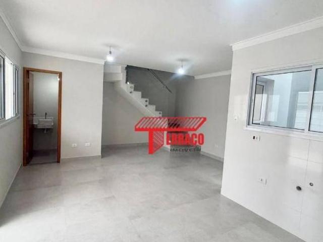 Sobrado com 3 dormitórios à venda, 90 m² por R$ 640.000,00 Vila Pires Santo André/SP