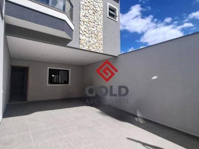 Sobrado com 3 dormitórios à venda, 96 m² por R$ 900.000,00 Campestre Santo André/SP