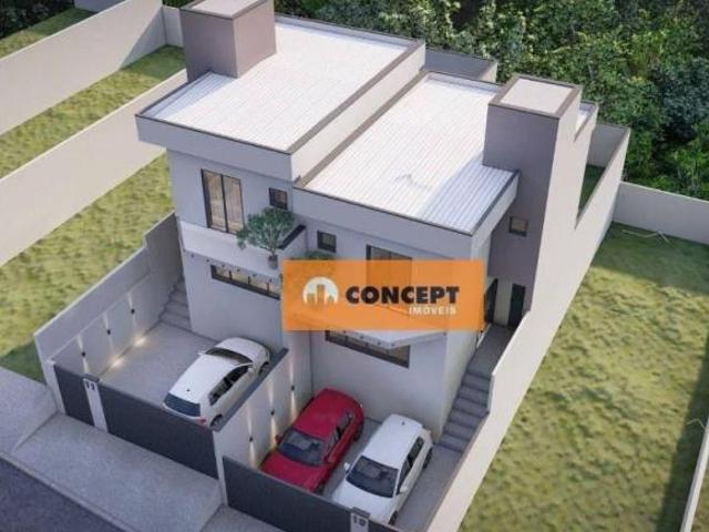 Sobrado com 3 dormitórios à venda, 97 m² por R$ 560.000,00 Parque Residencial Casa Branca Suzano