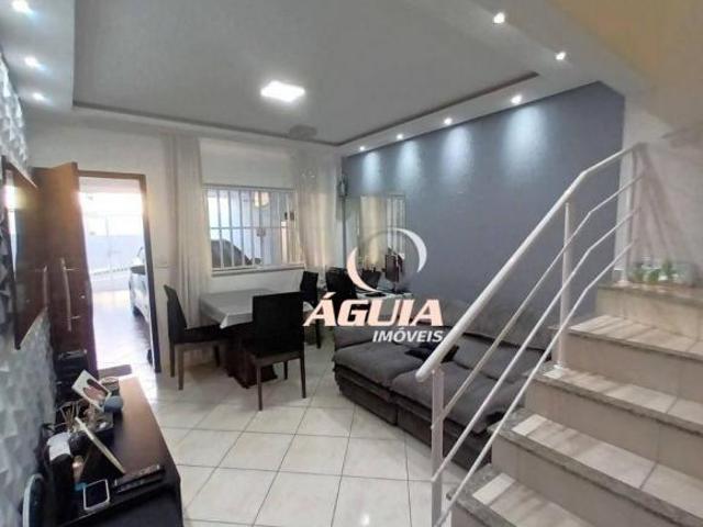 Sobrado com 3 dormitórios à venda, 98 m² por R$ 730.000,00 Campestre Santo André/SP