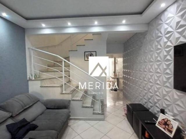 Sobrado com 3 dormitórios à venda, 98 m² por R$ 750.000,00 Campestre Santo André/SP