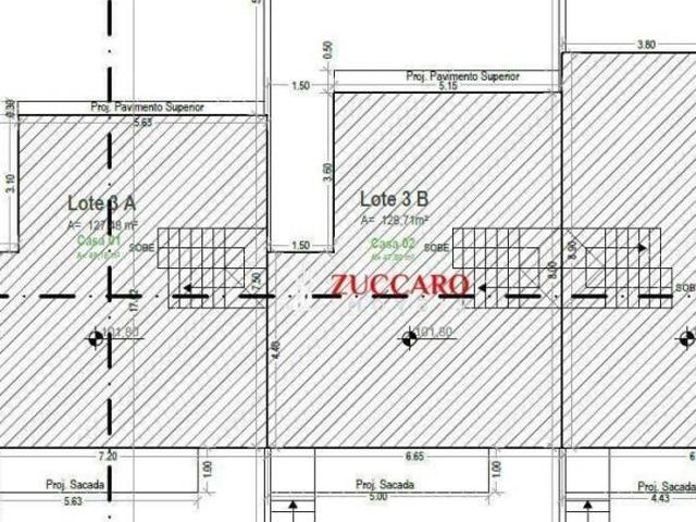 Sobrado com 3 dormitórios à venda, 99 m² por R$ 848.000,00 Jardim Vila Galvão Guarulhos/SP