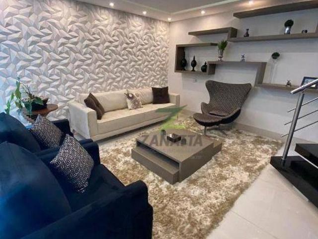 Sobrado com 3 dormitórios à venda sendo 3 suítes, 552 m² por R$ 3.500.000 Terras Di Siena Santa