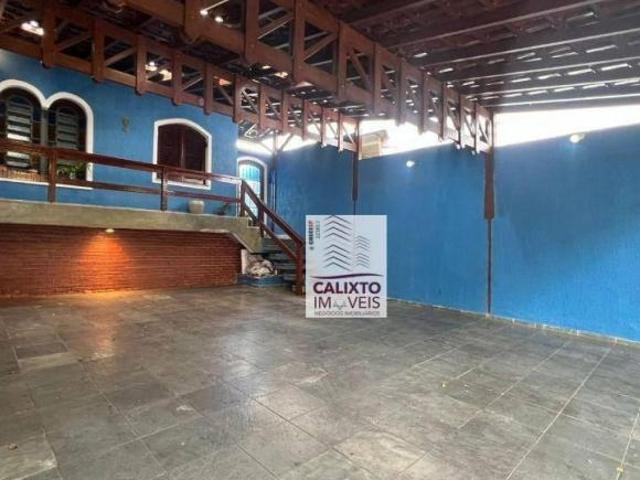 Sobrado com 3 dormitórios + edícula à venda, 196 m² por R$ 650.000 Chácara Agrindus Taboão da S