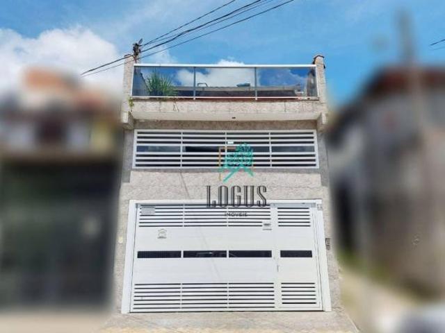 Sobrado com 3 dormitórios, suíte e closet à venda, 197 m² por R$ 725.000 Ferrazópolis São Bernar
