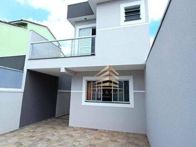Sobrado com 3 dormitórios sendo 1 suíte e 2 vagas à venda, 88 m² por R$ 650.000 Parque Flamengo