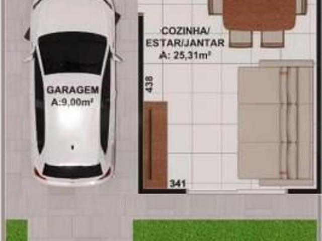 Sobrado com 3 Quartos com 171m² por R$ 950.000 Bairro Alto