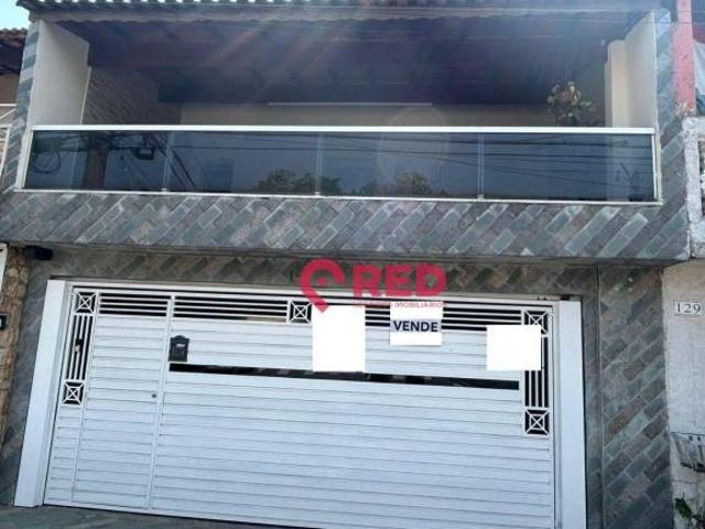 Sobrado com 3 quartos à venda, 220 m² por R$ 755.000 Vila Camilópolis Santo André/SP