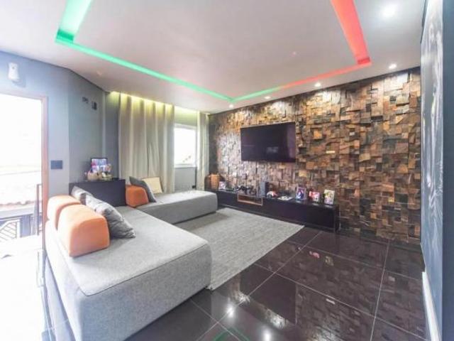 Sobrado com 3 Quartos e 2 vagas todo mibiliado, 182 m² Vila Guaraciaba, Santo André SP