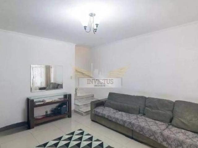 Sobrado com 3 Quartos para Comprar, 111m² Vila Scarpelli, Santo André/SP